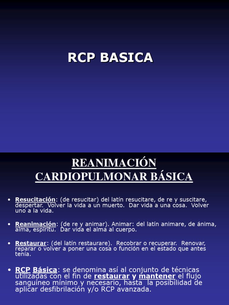 RCP Basica | PDF