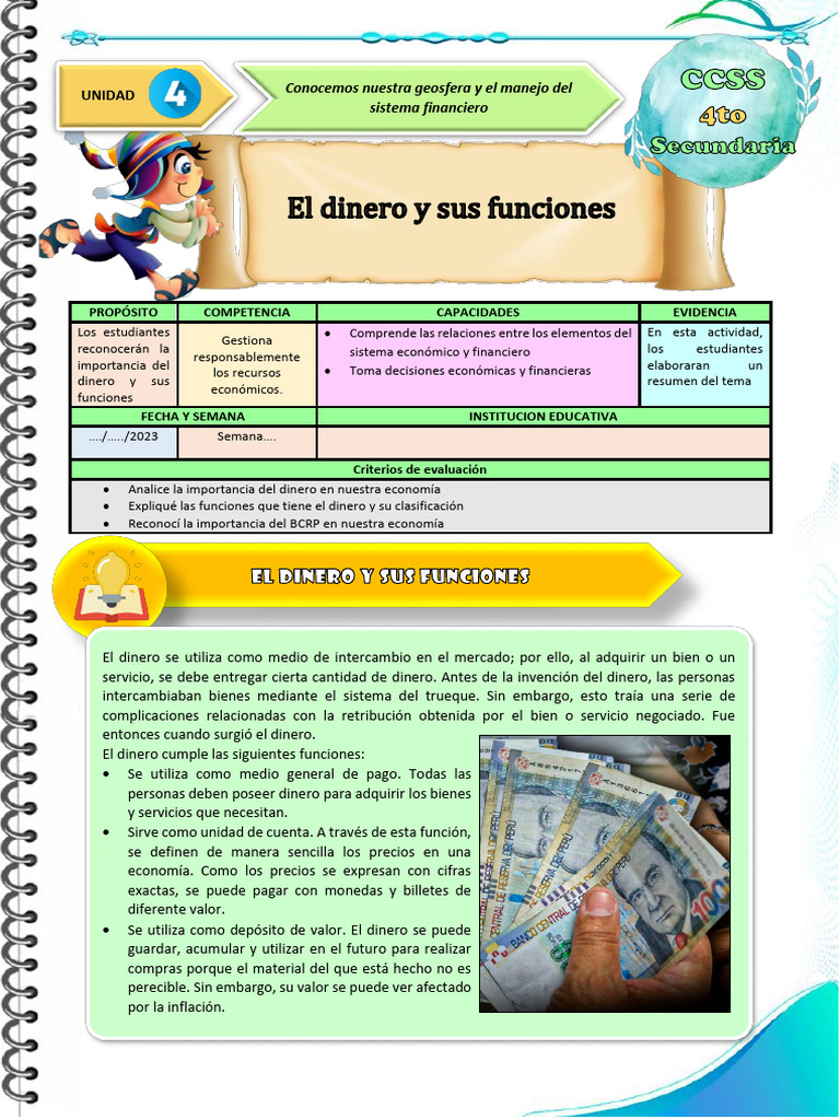 Ficha de Actividad CCSS 4°-Semana 4 | PDF
