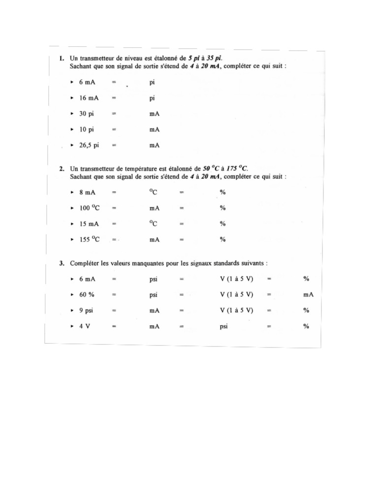 Correction Des Exercices Sur La Conversion de Signal | PDF