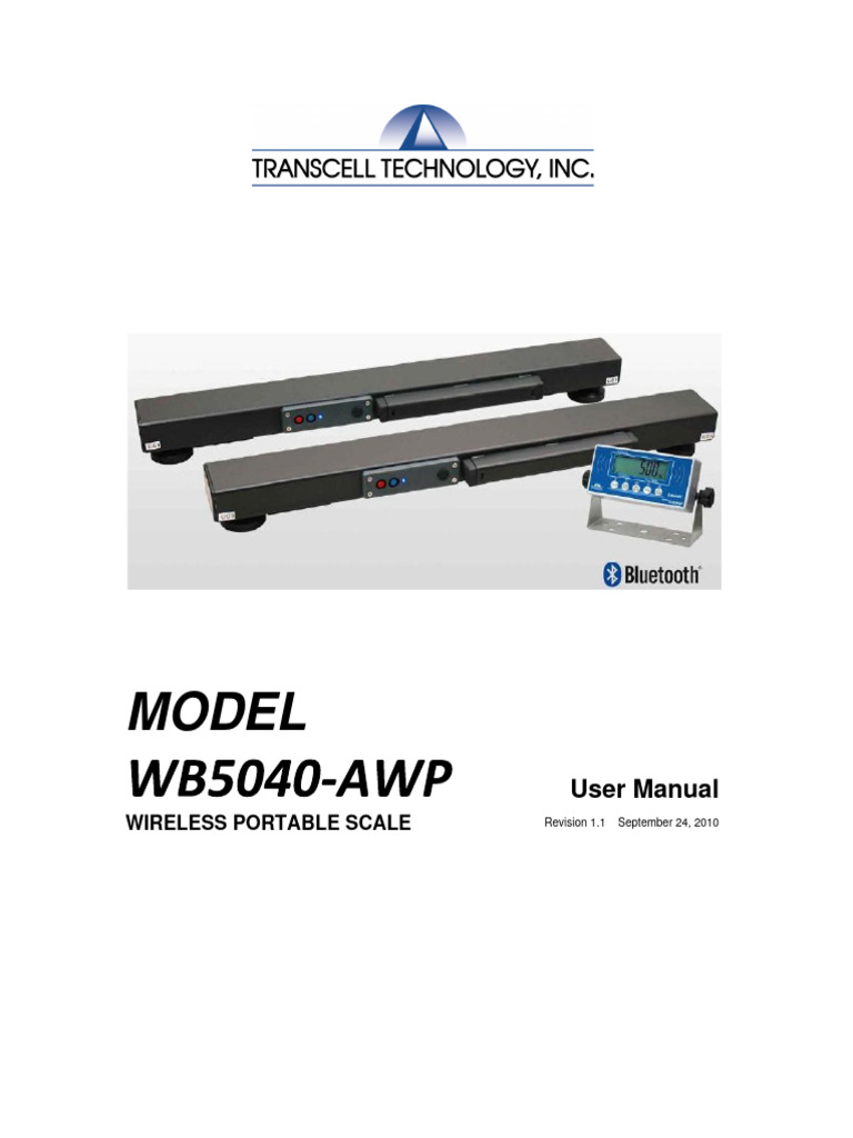 WB5040 AWP Manual Rev11 | PDF