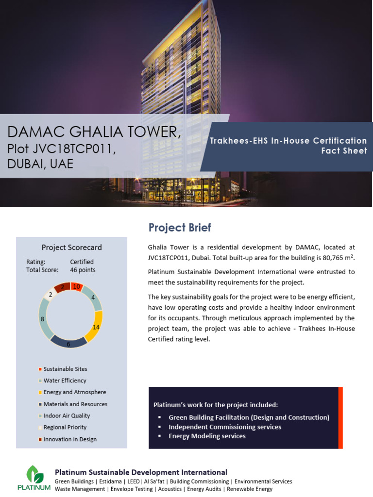 Damac Damac Ghalia Jvc18tcp011 | PDF