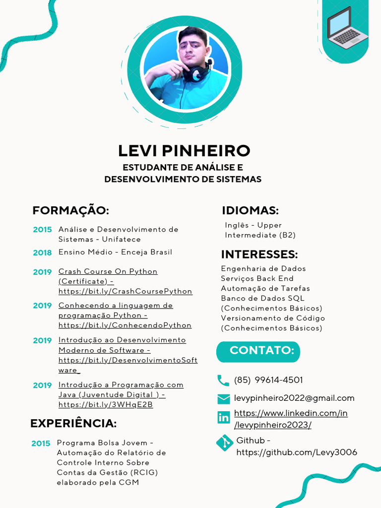 Levi Pinheiro - Curriculo | PDF