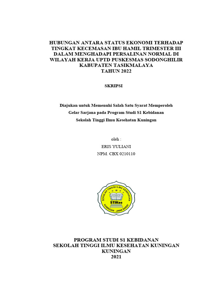 Proposal Penelitian Eris Yuliani-3 | PDF | Sains & Matematika