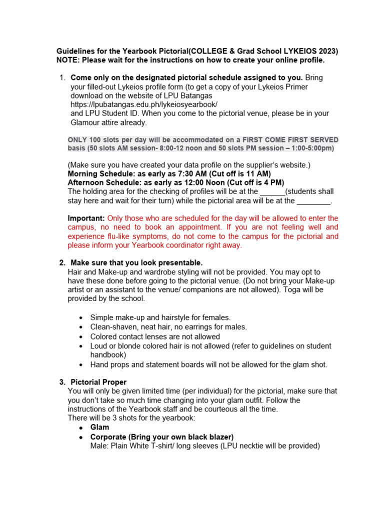 COLLEGE-Guidelines-Pictorial-2023 (1) | PDF