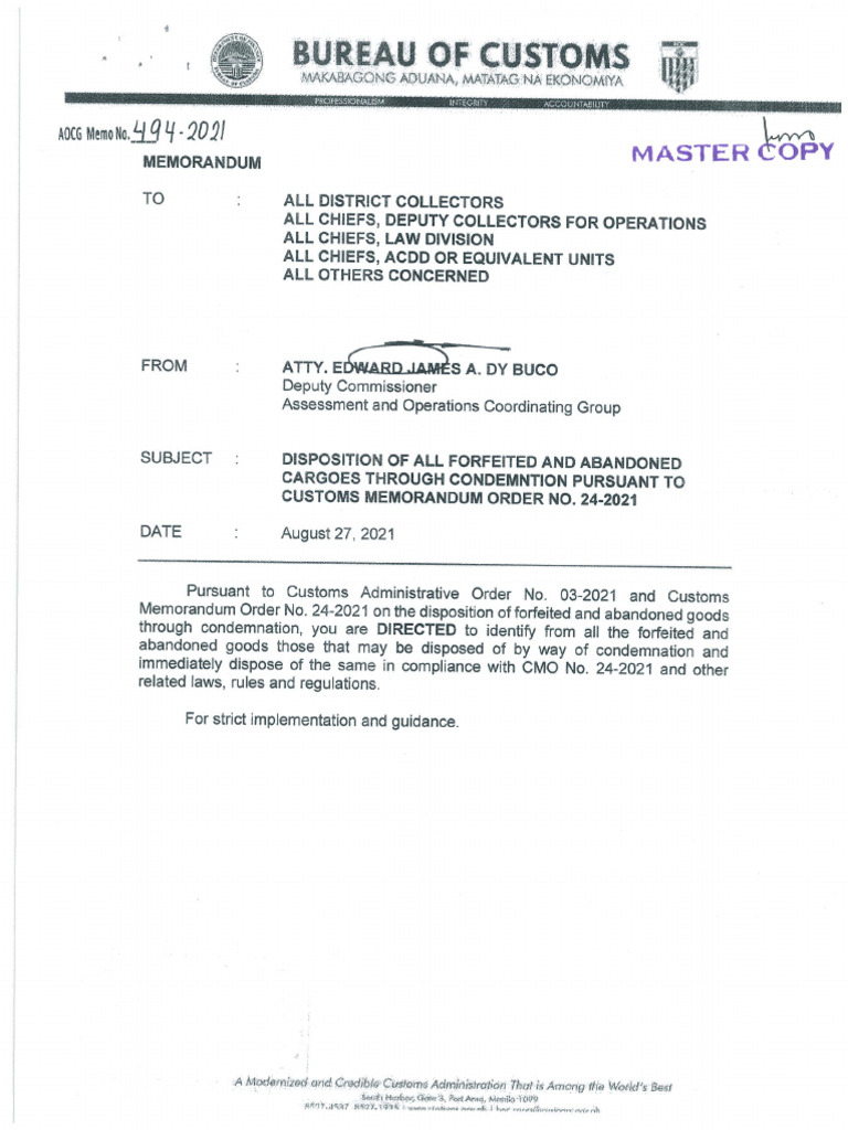 aocg-memo-494-2021-Disposition_of_all_Forfeited_and_Abandoned_Cargoes ...