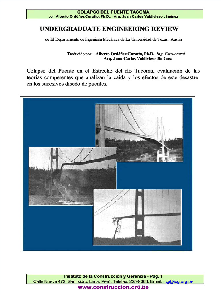PDF Puente Tacoma Compress | PDF | Puente | Resonancia