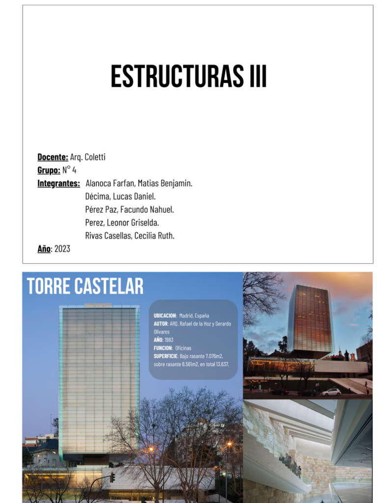 Torre Castelar A3 Analisis Tp1a | PDF