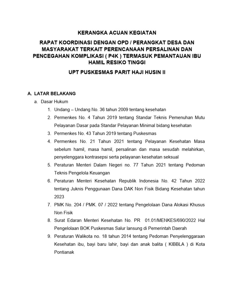 Kak P4K 2023 | PDF