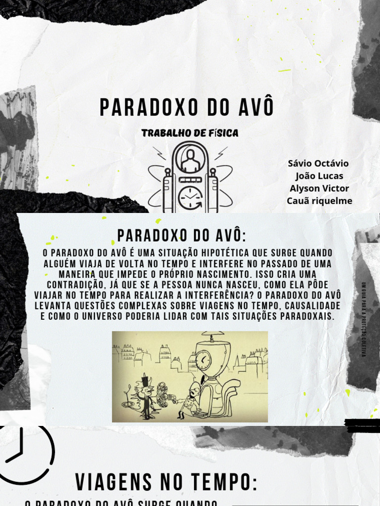 Física - Paradoxo Do Avô | PDF