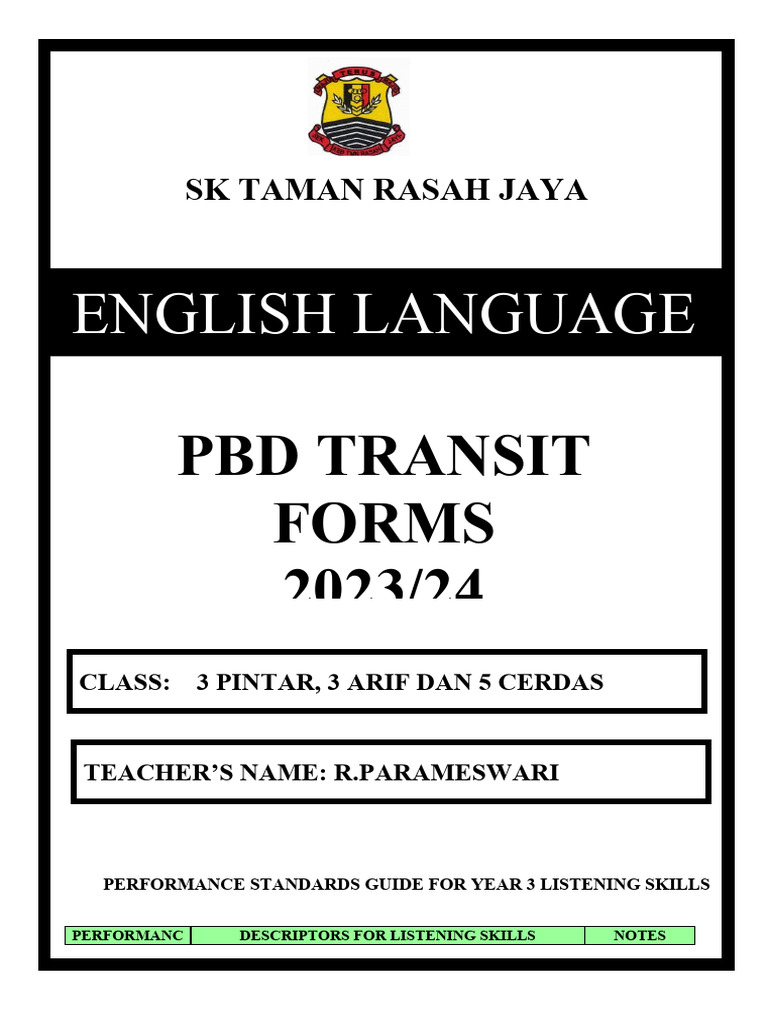 Year-3-Transit Form | PDF