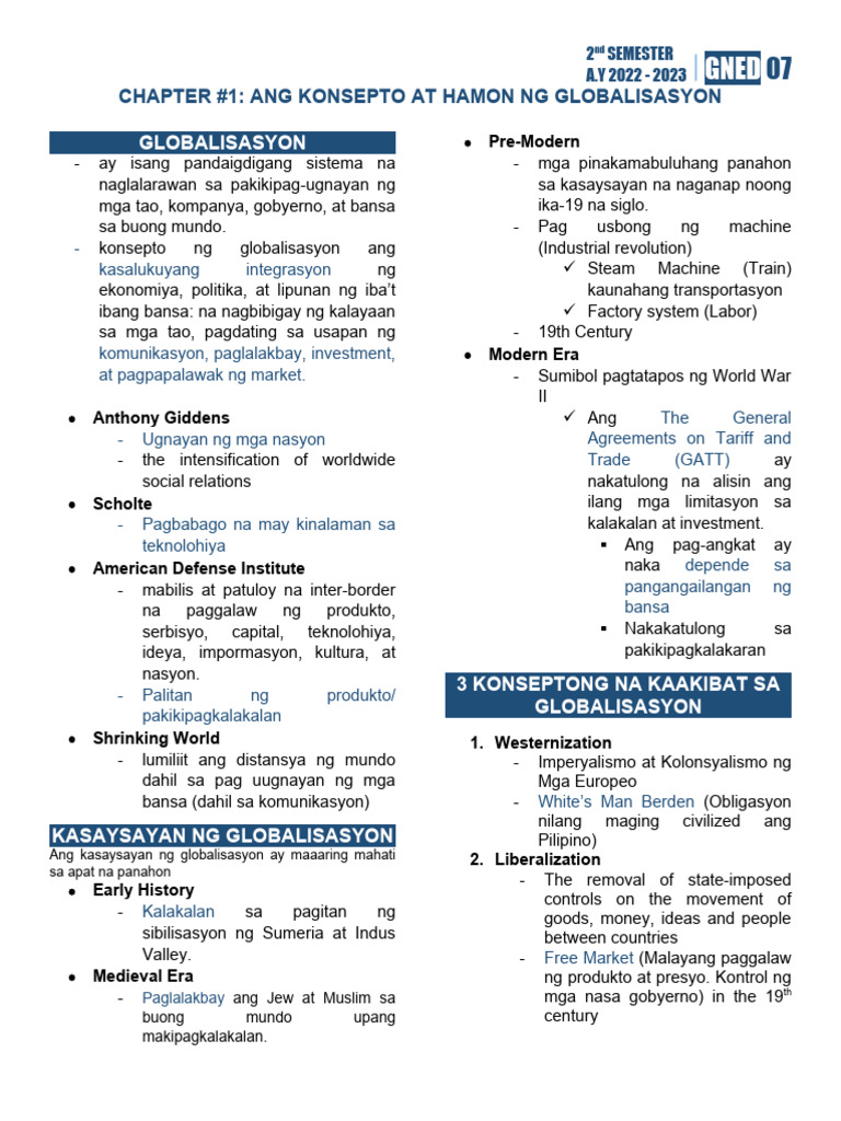 Gned 07 Reviewer | PDF