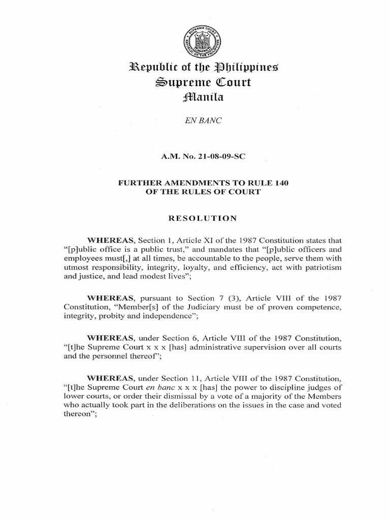 2020 Judicial Integrity Board Rules Rule 140 Amendment | PDF 2020 Judicial Integrity Board Rules Rule 140 Amendment | PDF