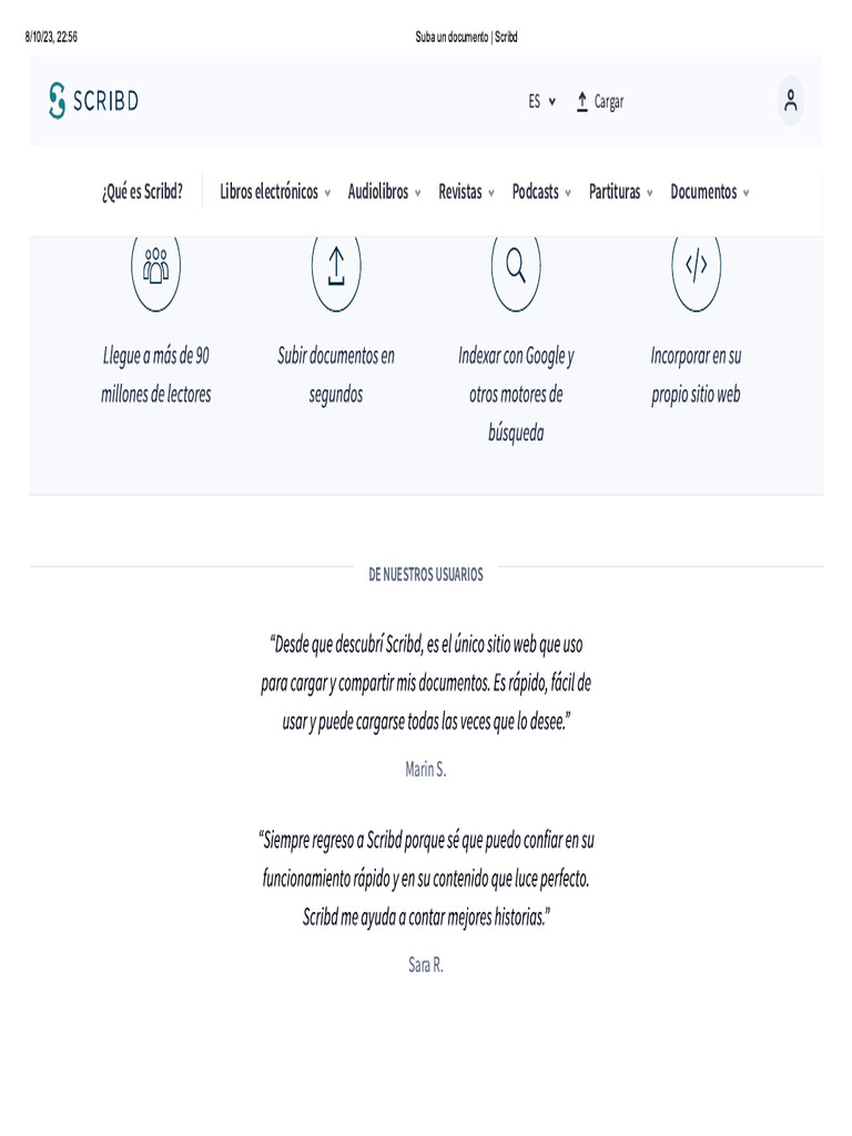 Suba Un Documento - SSSD | PDF