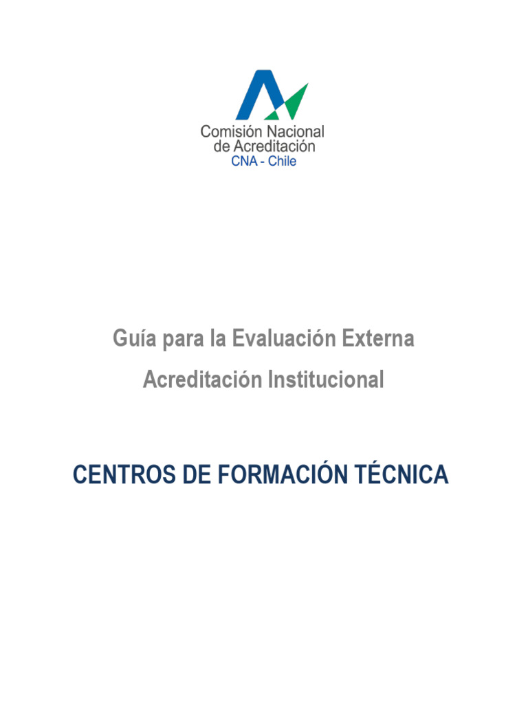 Guía para La Evaluación Externa CFT | PDF