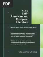 Latin American Literature | PDF | Latin American Literature