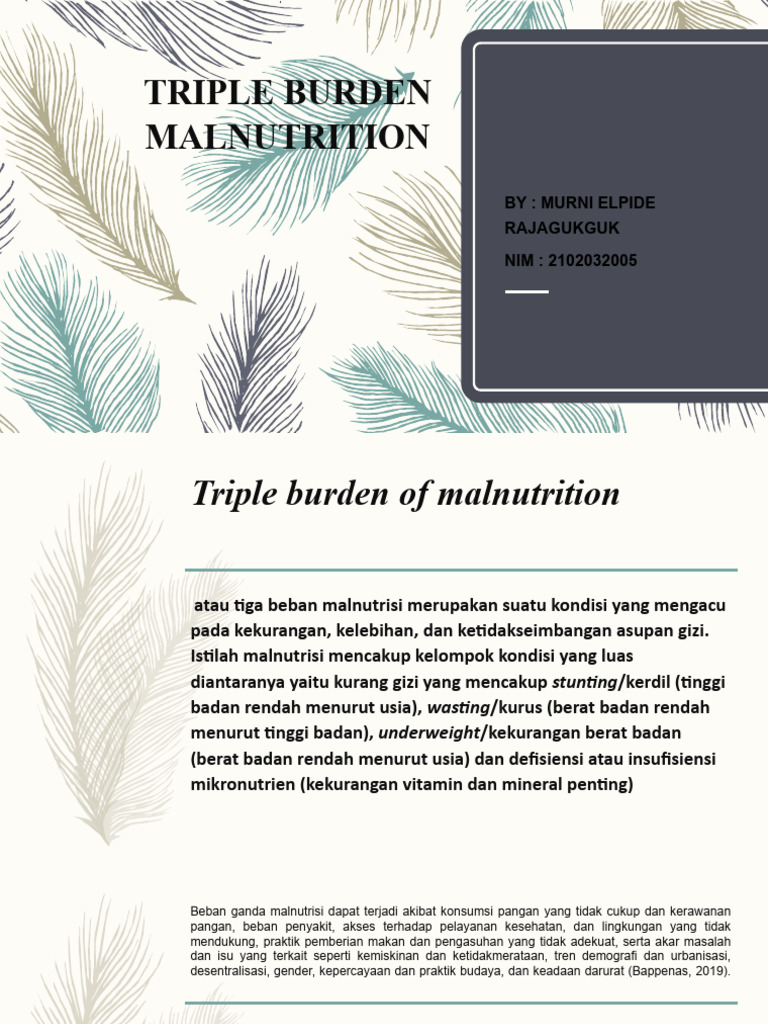 TRIPLE BURDEN MALNUTRITION | PDF