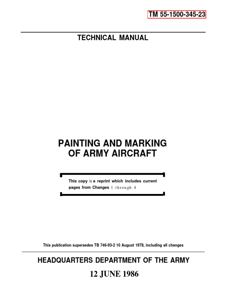 US Army Aviation-Colors & Markings Manuals | PDF