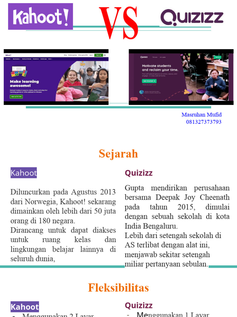 Kahoot Vs Quizizz | PDF
