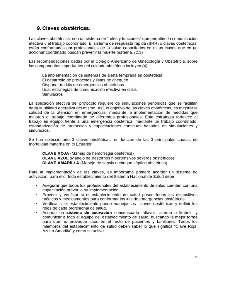 Score Mama y Claves Obstetricas-19-26 | PDF