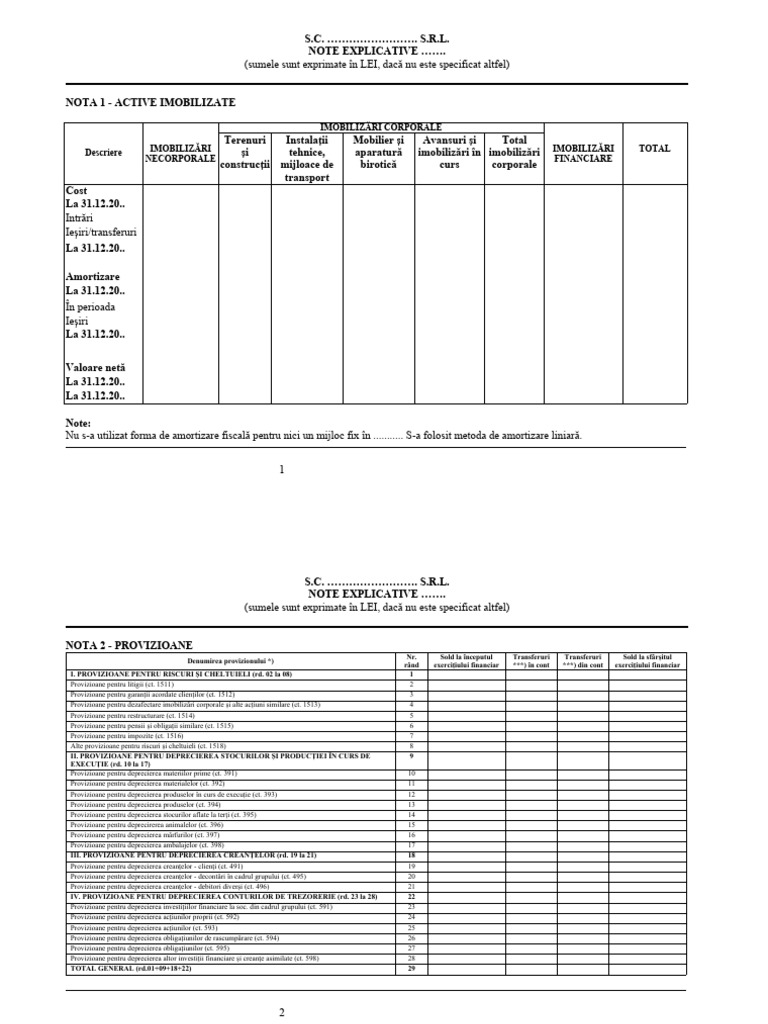 Note Explicative | PDF