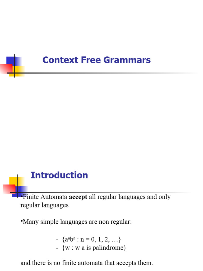 Context Free Grammars | PDF | Computer Programming | Metalogic