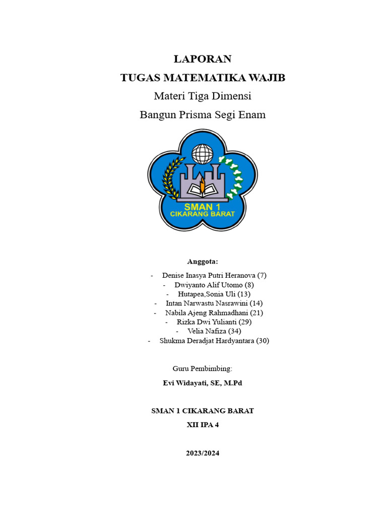 Prisma Segi 6 Kel 4 | PDF | Metode & Bahan Ajar