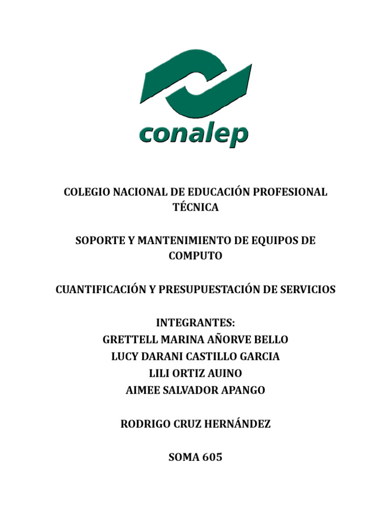 Conalep Puebla 1 Proyecto PDF | PDF | Negocios | Hogar, jardinería y bricolaje