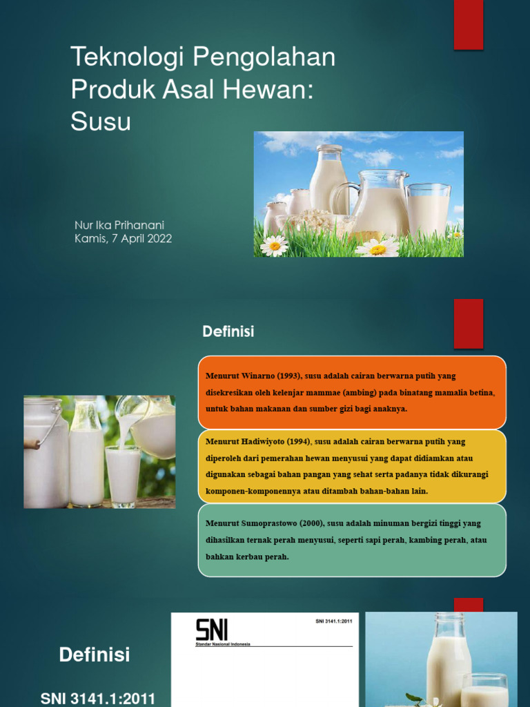 Pengolahan Susu Pdf
