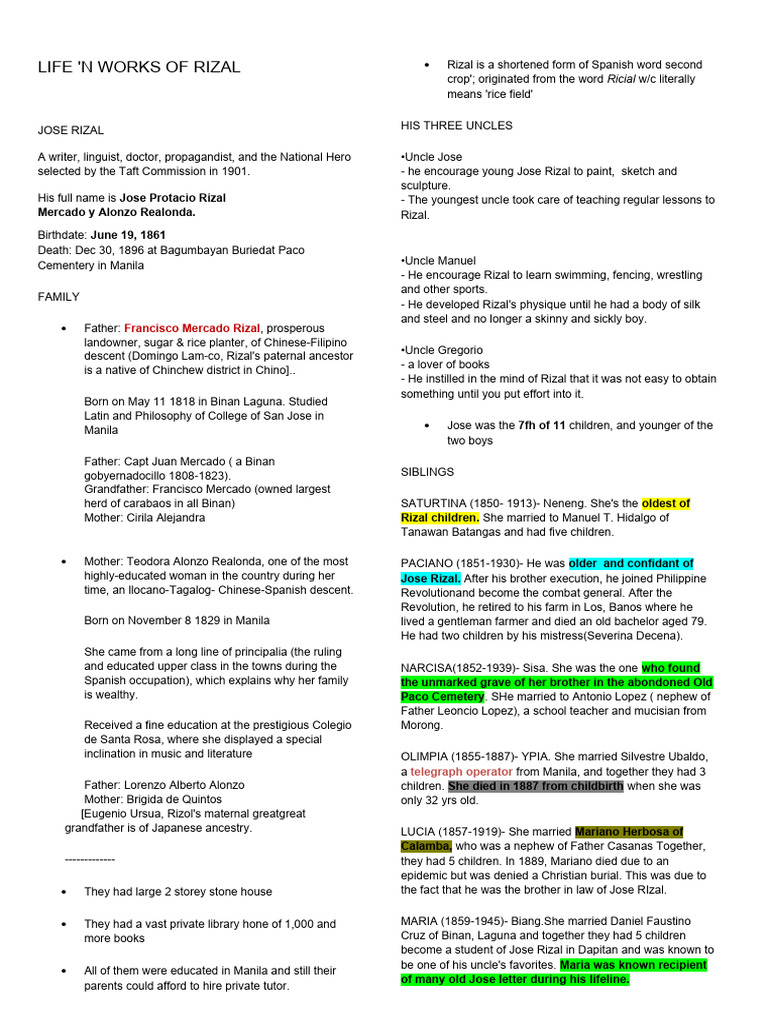 JOSE RIZAL-WPS Office | PDF