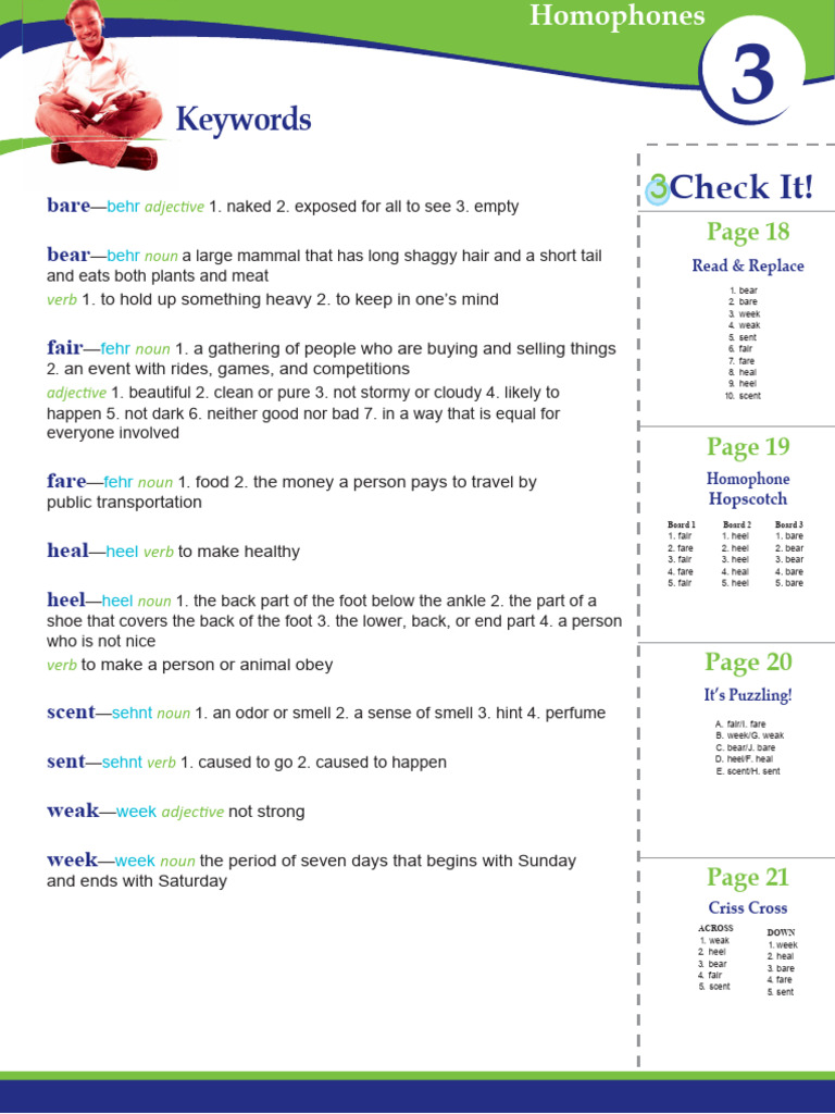 worksheet-homophones-grade-3 | PDF