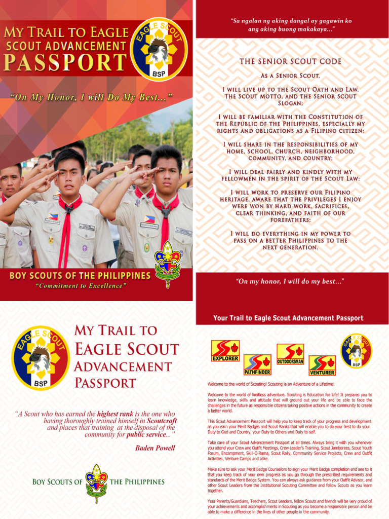 Bsp Senior Scout Advancement Passport (7) | PDF