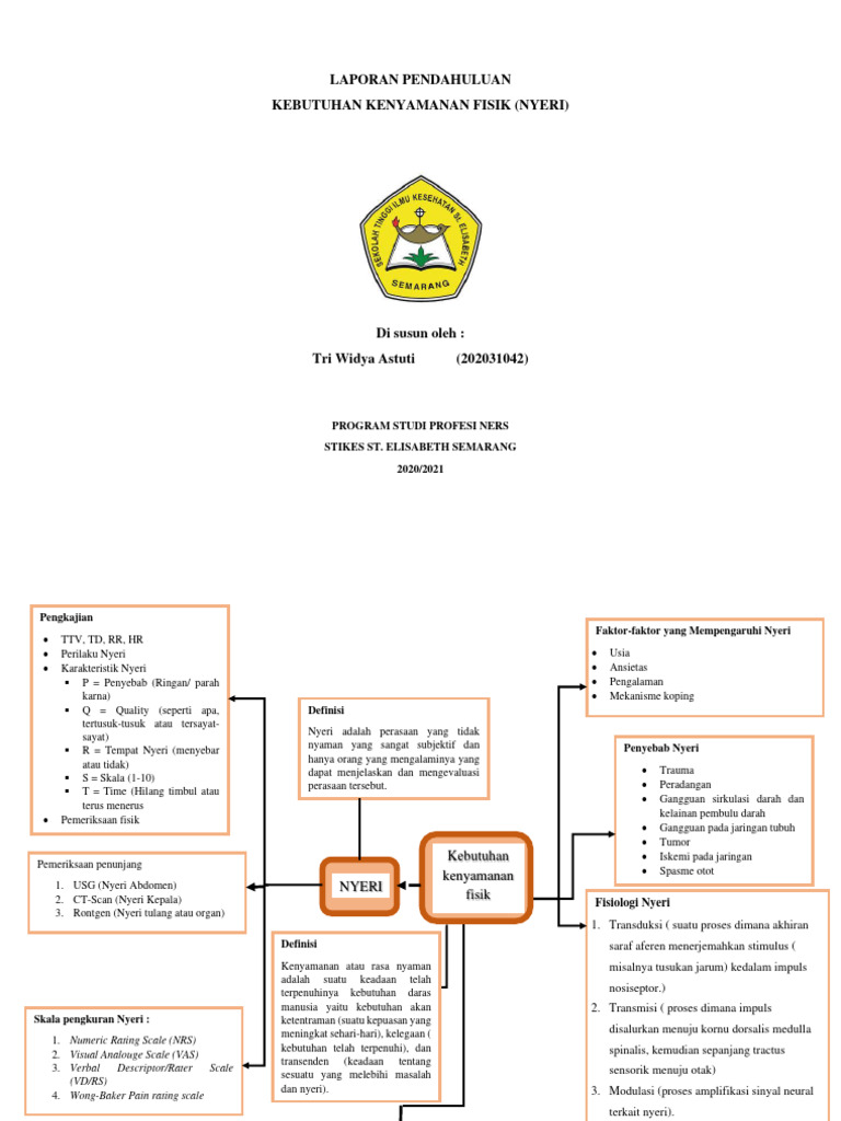 KDP (Laporan Pendahuluan) Tri Widya Astuti (202031042) | PDF