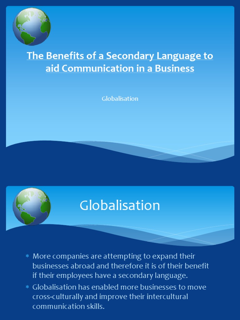 The Benefits of A Secondary Language To Aid PP | PDF