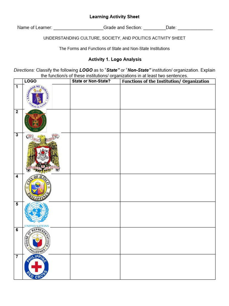 Ucsp Activity | PDF