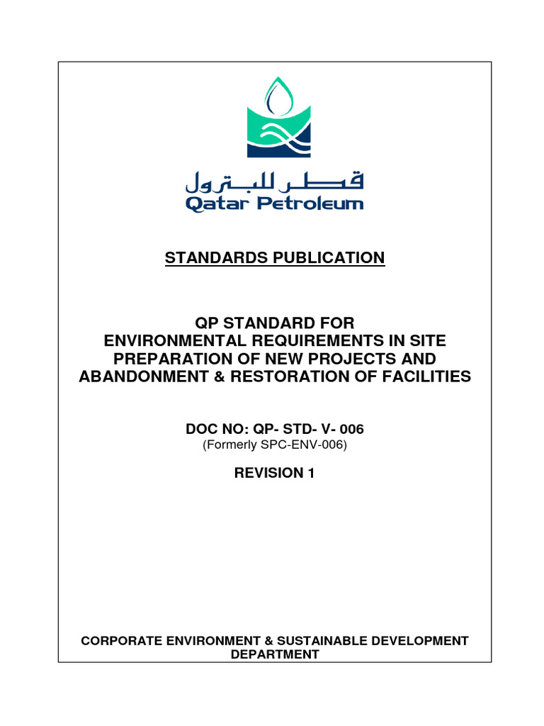 QP STD V 006 | PDF