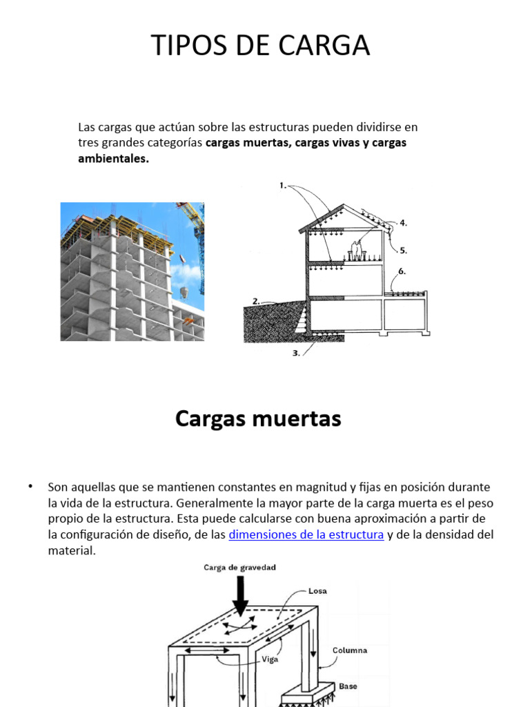 Cargas Ambientales y Estructurales | PDF | Arte