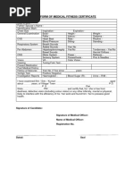 Medical Check Up Form | PDF | Physical Examination | Health Sciences