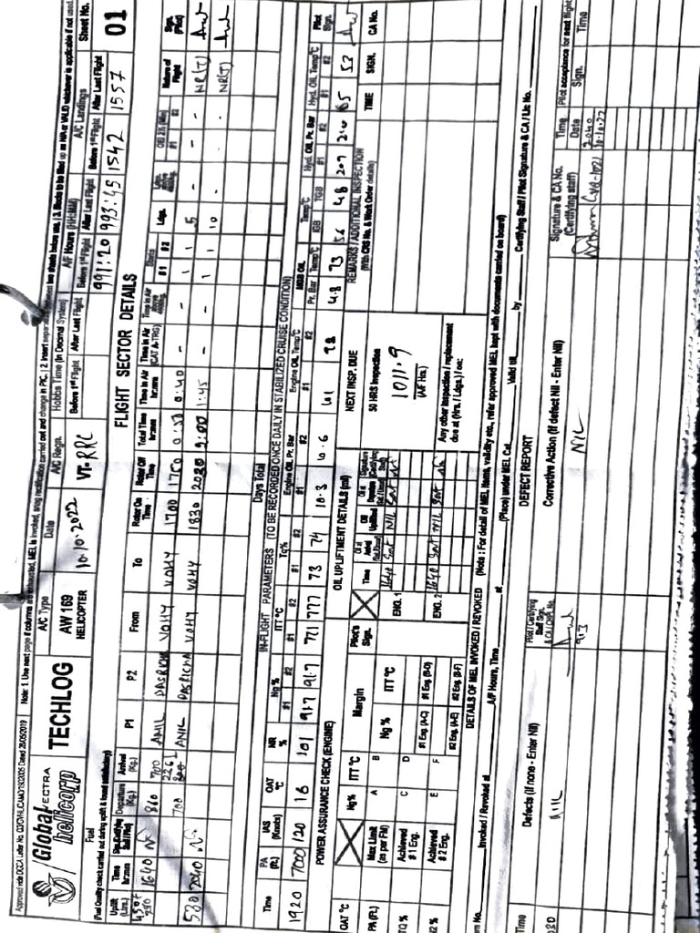 Teck Log 10 Oct | PDF