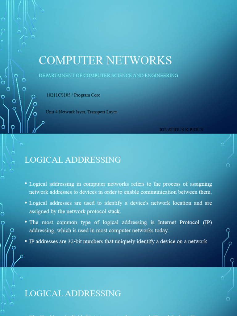 CN Unit 4 | PDF | I Pv6 | Computer Network