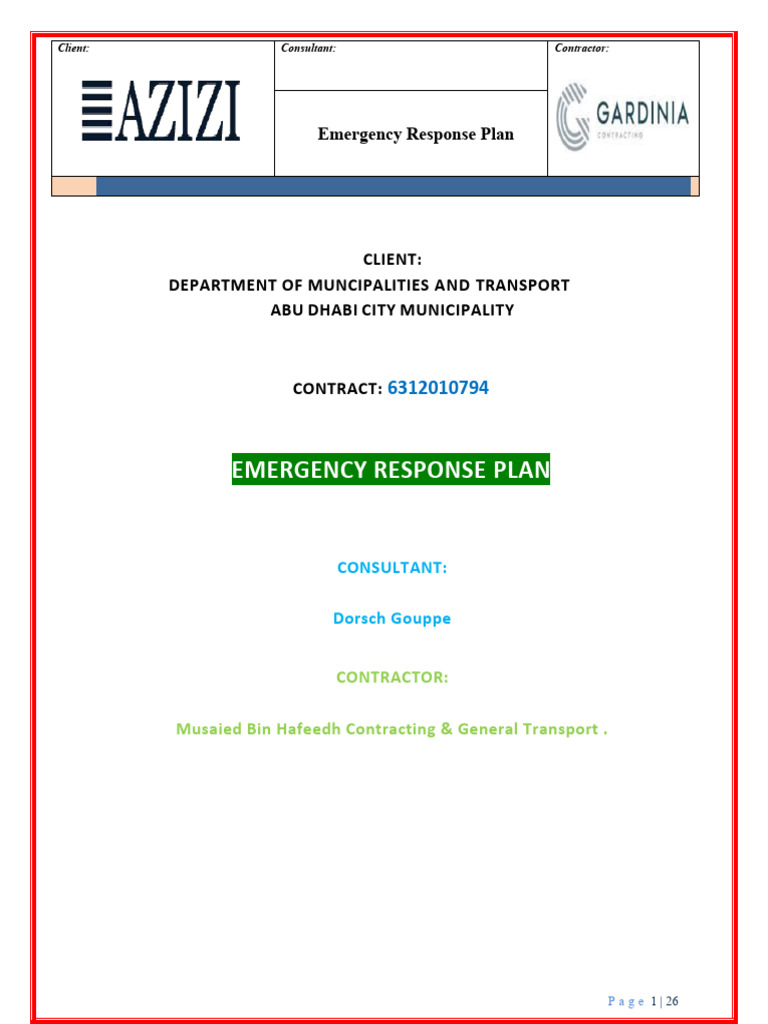 Emergency Response GBC | PDF