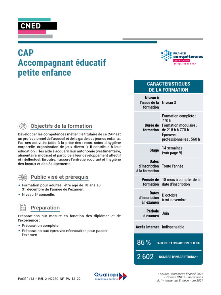 Cned Cap Aepe Doc22 1 | PDF