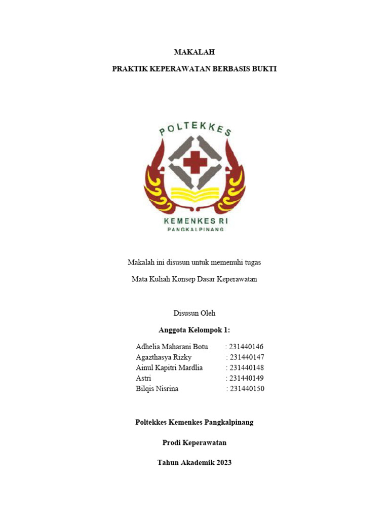 Pertemuan 2 Kelompok 1 - KDK | PDF