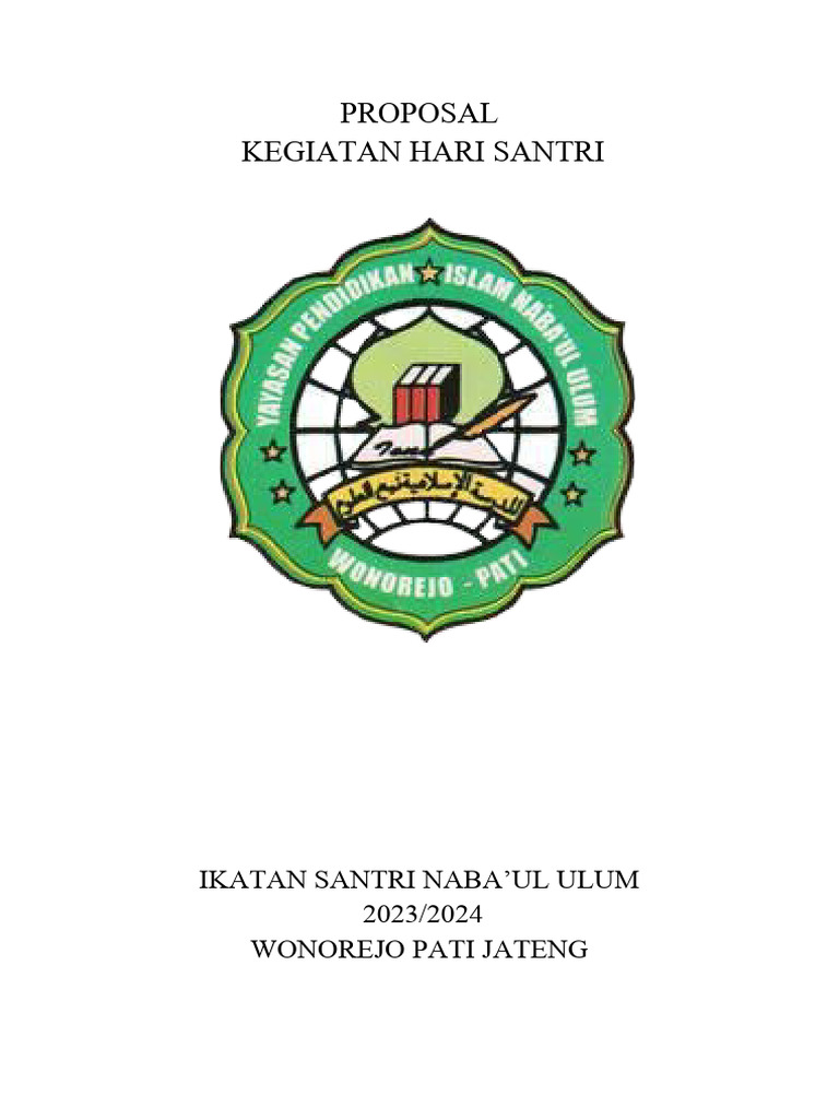Proposal Hari Santri HSN 2023 | PDF
