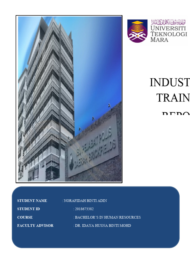 Industrial Training Report Full | PDF