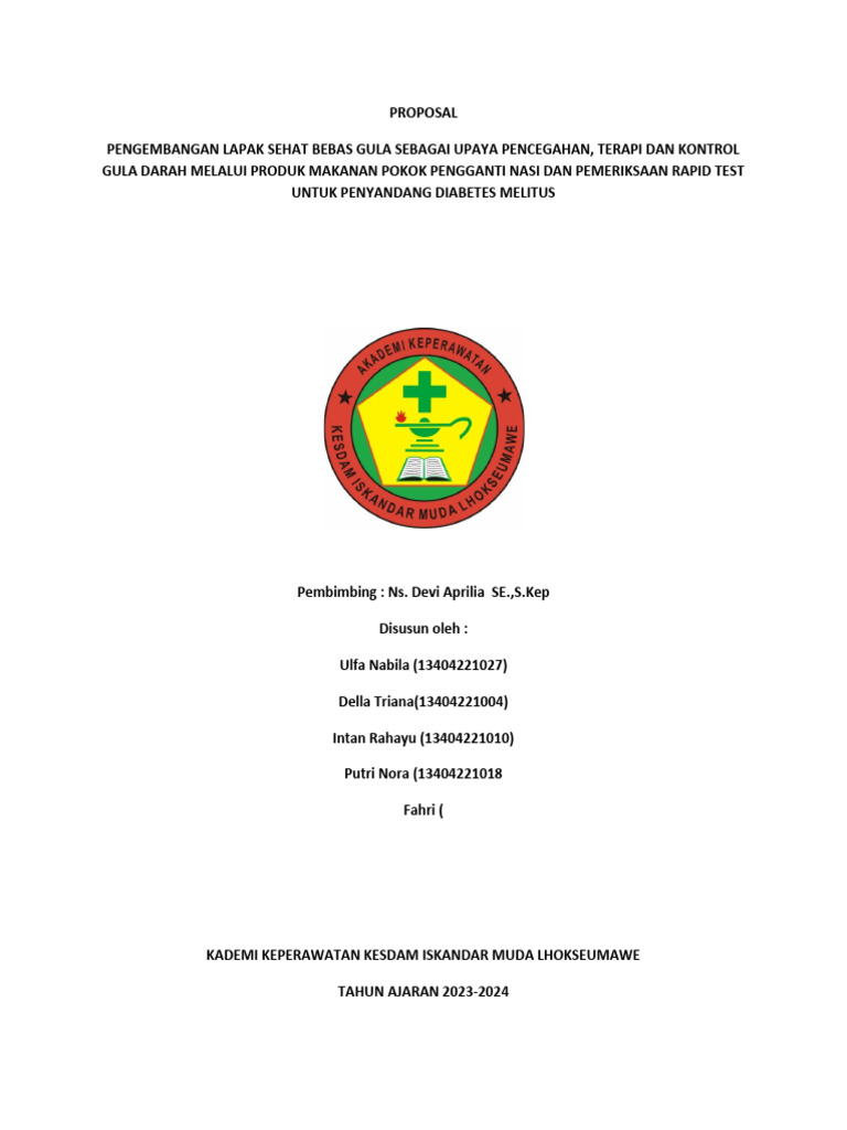 PROPOSAL Wirausaha | PDF