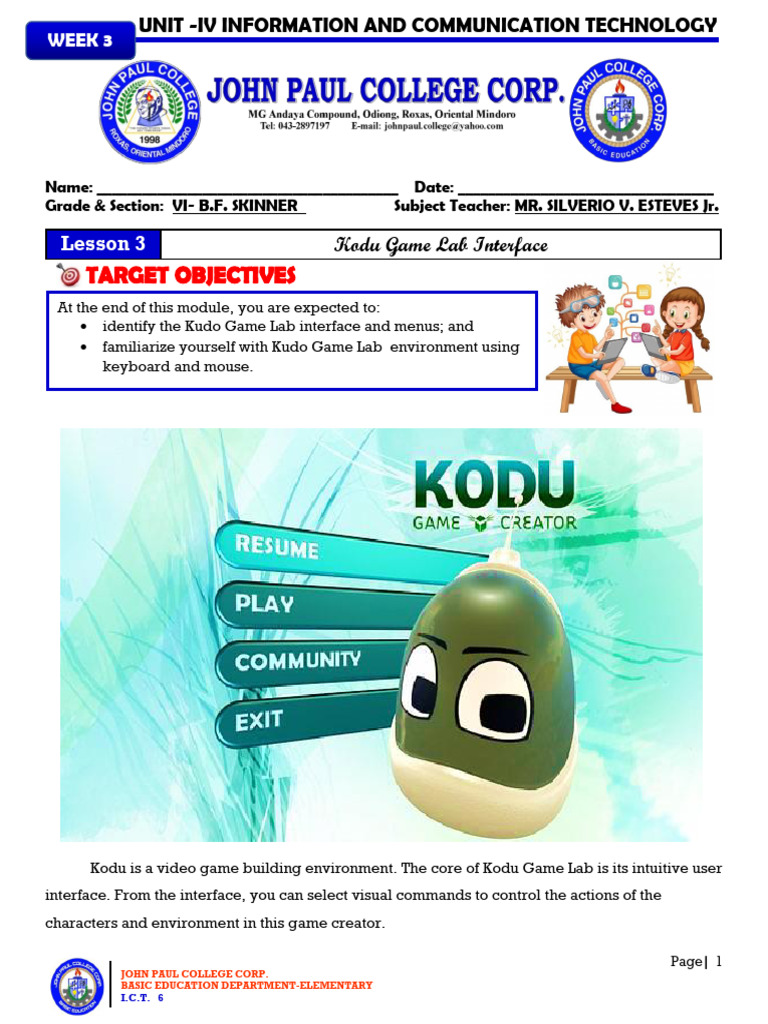 Ict 6 Module 3 Pdf Menu Computing Graphical User Interfaces