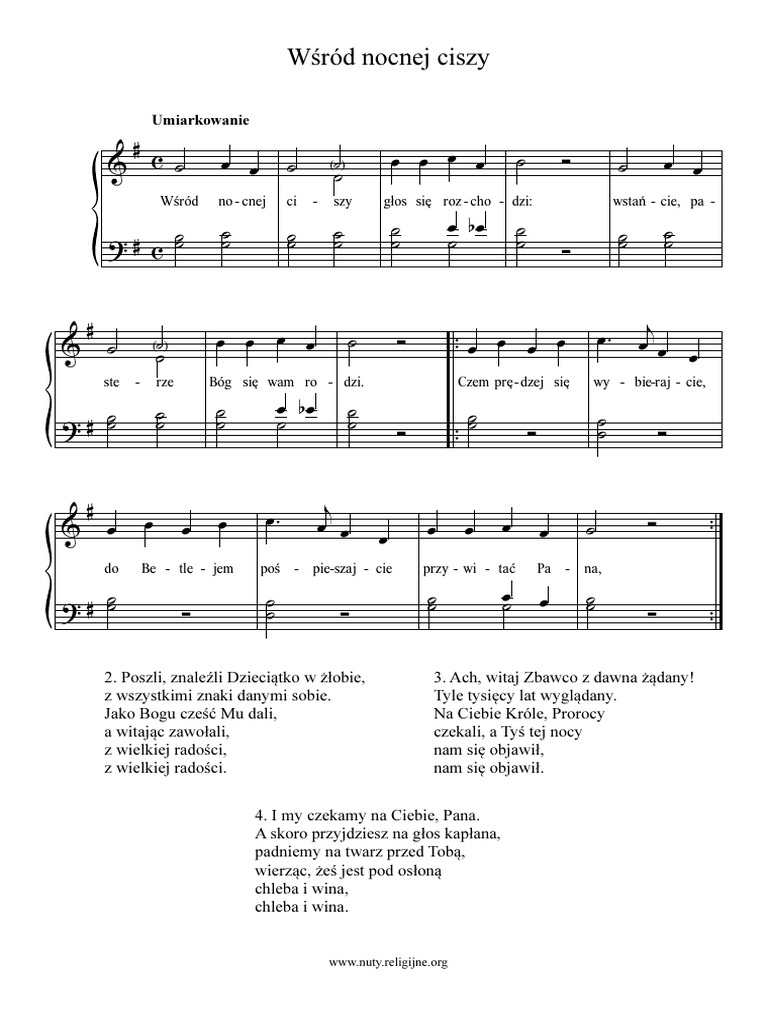 Wsrod Nocnej Ciszy 723630 1 | PDF