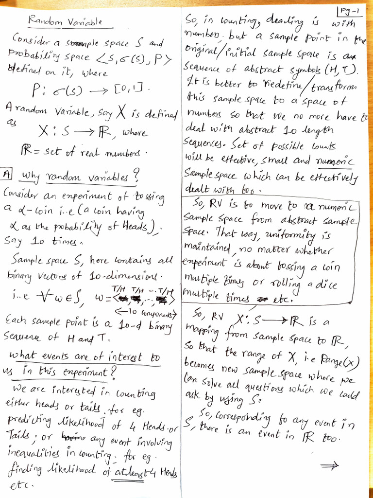 Random Variables | PDF Random Variables | PDF