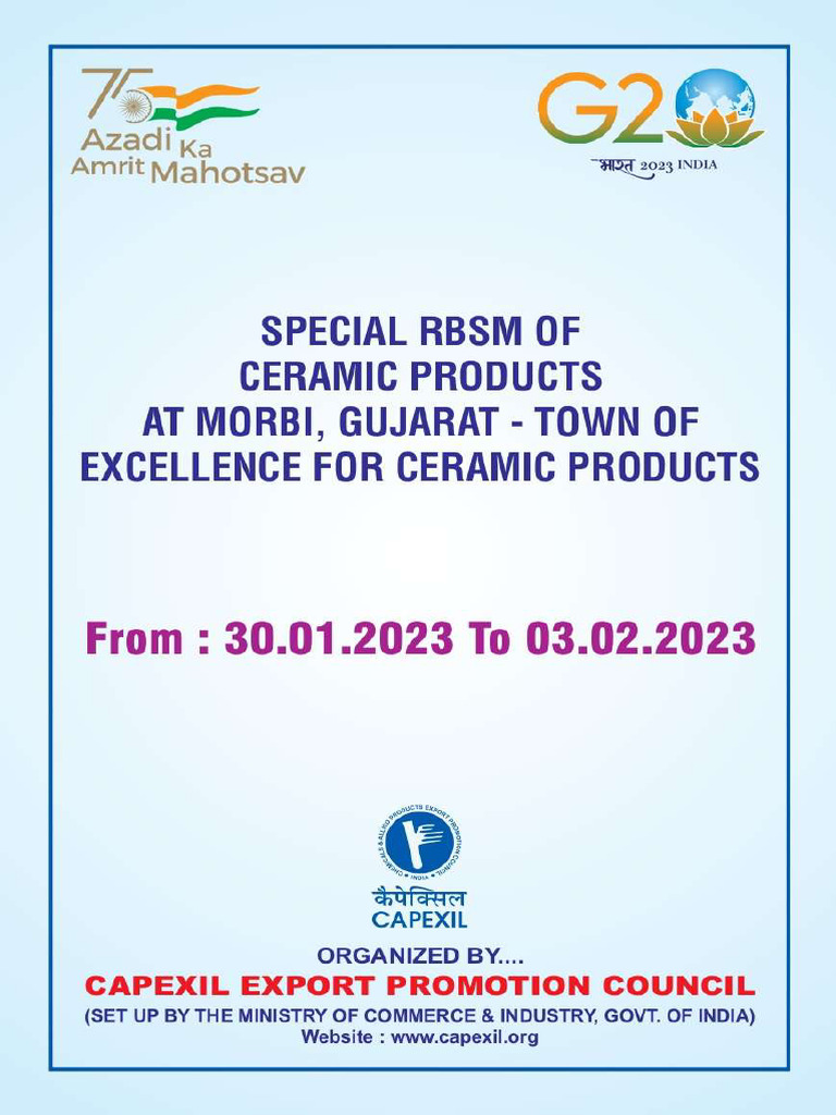 Sample Brochure RBSM Special Morbi 2022-23-One File | PDF
