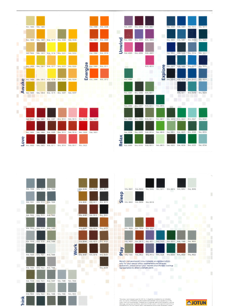 Jotun Colour Chart | PDF